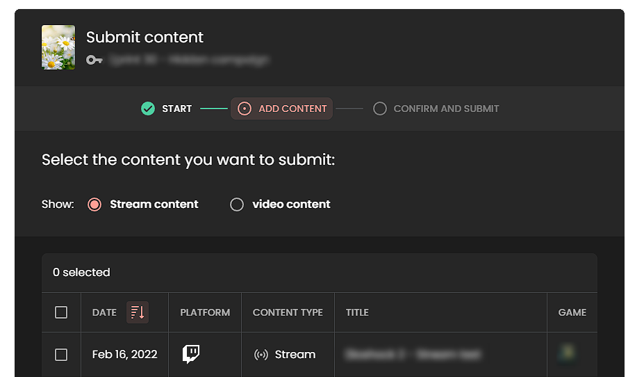 How to Submit Content